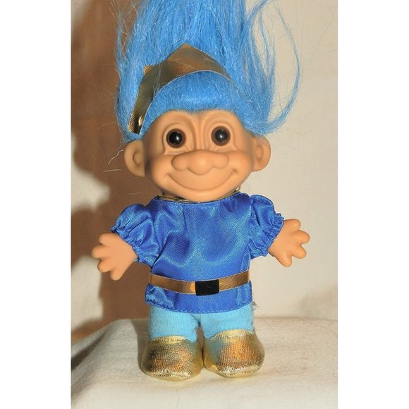 Russ | Toys | New My Lucky Troll Roman Soldier Troll Doll Blue Hair ...